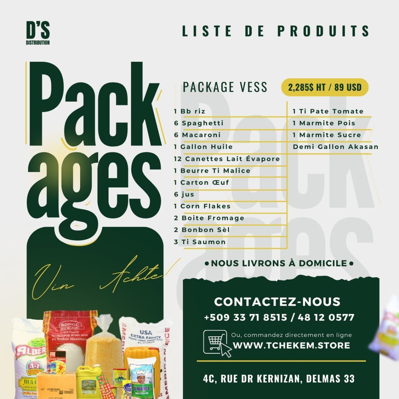 Package Vess | Tchekem