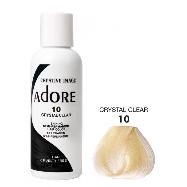 Adore Semi Permanent Hair Color Crystal Clear | Cosmetize UK