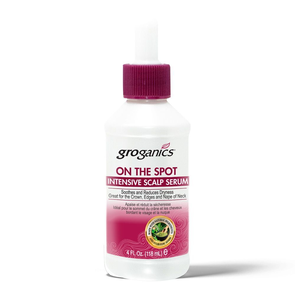 Groganics On The Spot Itch Relief Scalp Medicine Drops 4oz | Cosmetize UK