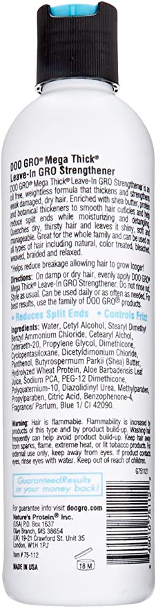 Doo Gro Mega Thick Leave-in Gro Strengthener 10oz | Cosmetize UK