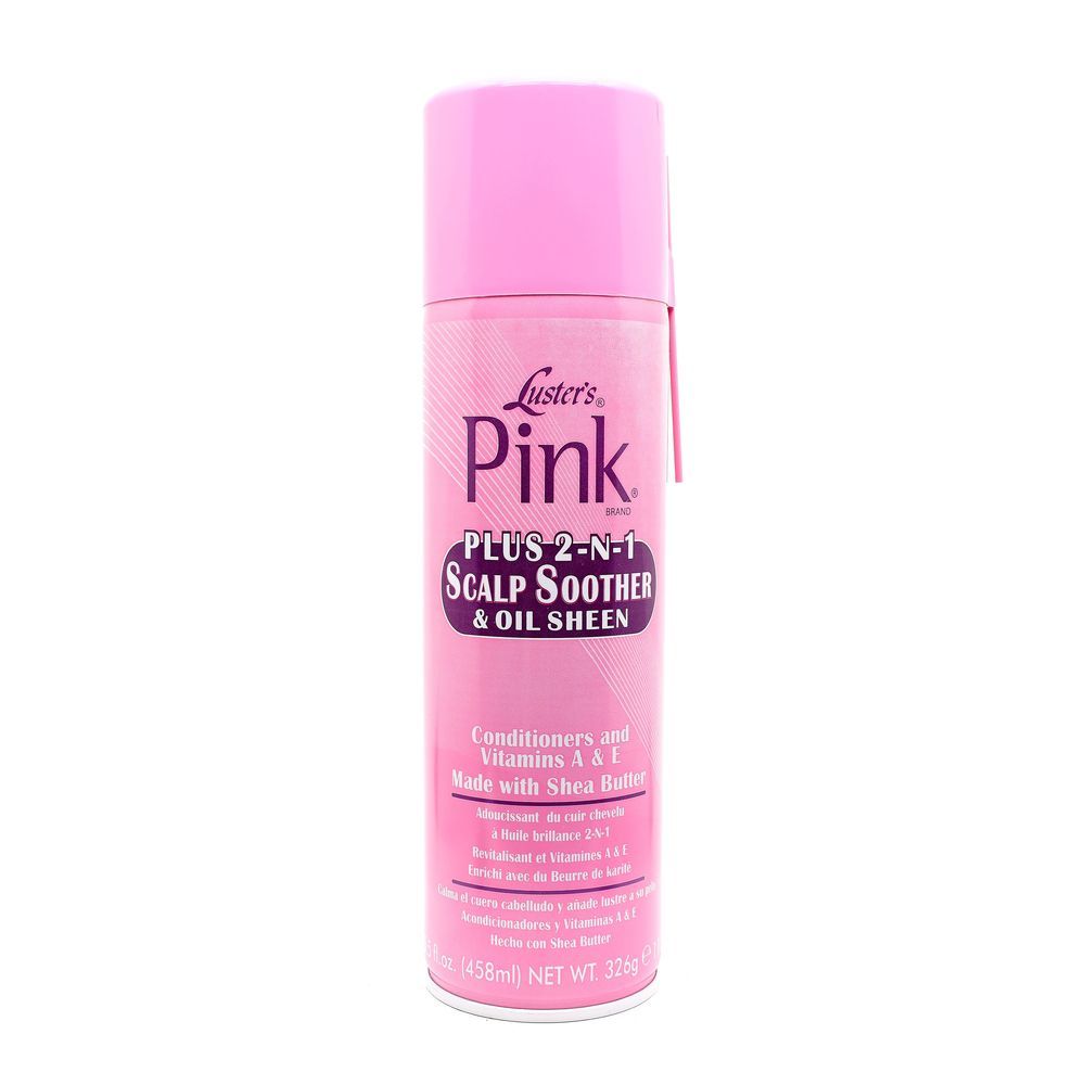 Luster's Pink Plus 2-n-1 Scalp Soother & Sheen Spray 15.5oz | Cosmetize UK