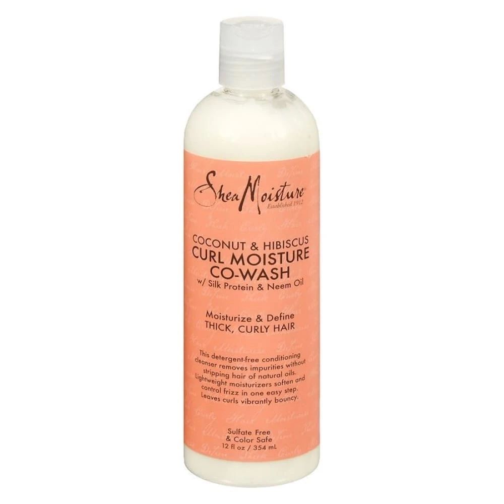Shea Moisture Coconut And Hibiscus Curl And Shine Shampoo Conditioner