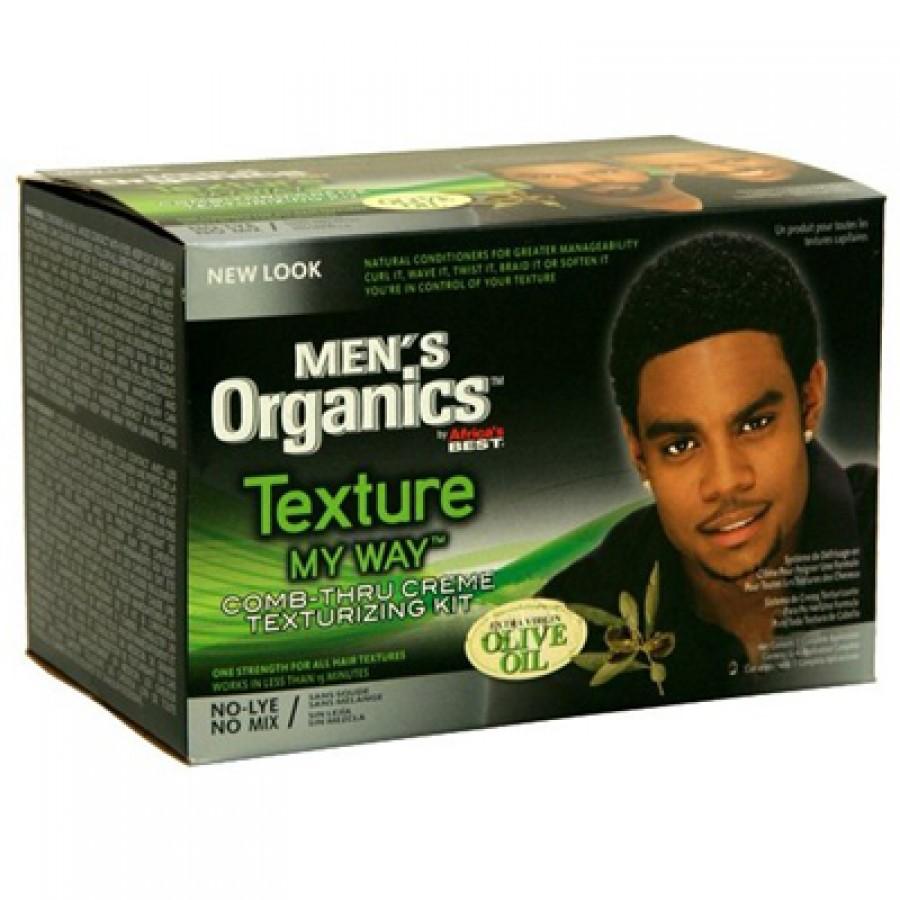 Men's Organics Texture My Way Men's Comb Thru Creme Texturizing Kit ...