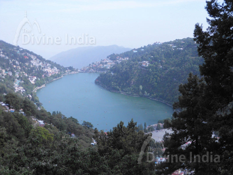 : Aerial View Nainital Lake - The Divine India