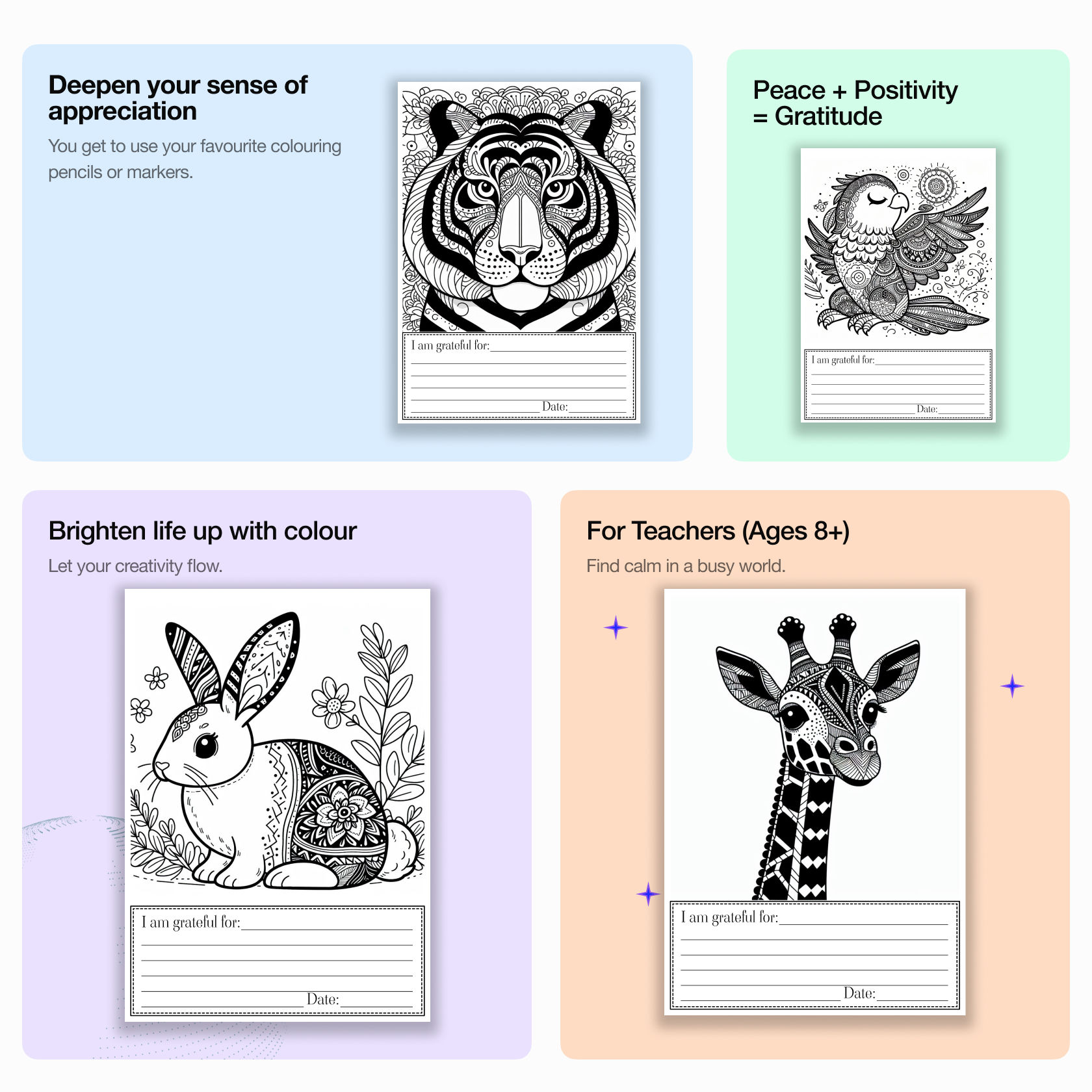 Gratitude Mindfulness Pack | LessonForge Toolkit