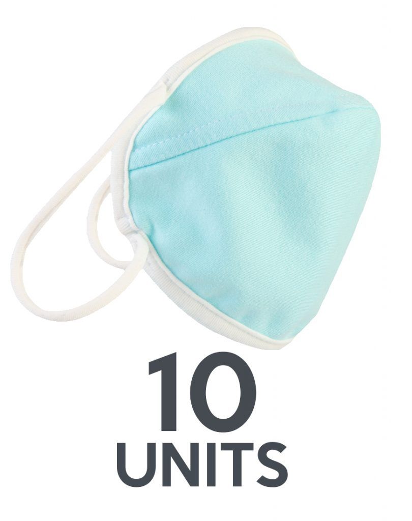 10 units college face mask - Delivery across Mauritius