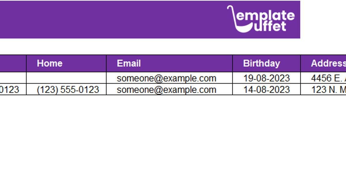 Address Book: Organize & Store Contacts, Phone Numbers & More