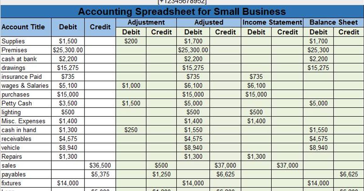 Bookkeeping Template 12 Excel Template - Easiest Way to Manage Finances