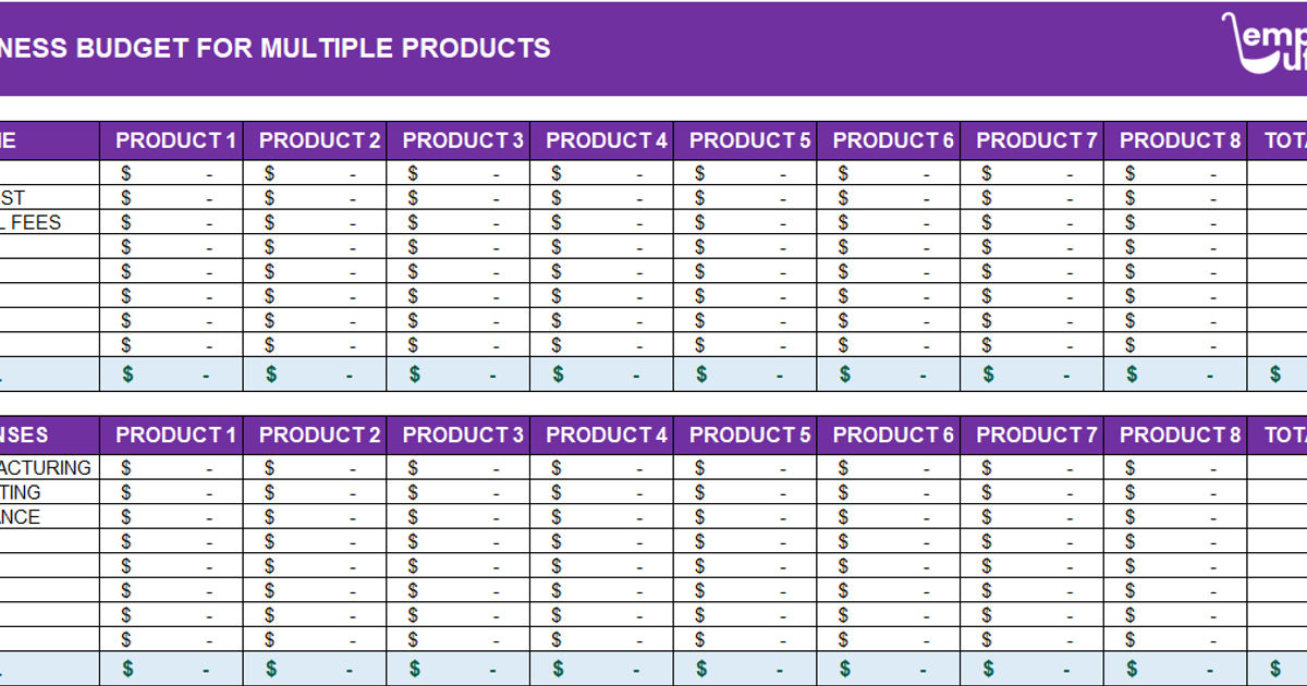 Create a Business Budget for Multiple Products: Tips & Tricks