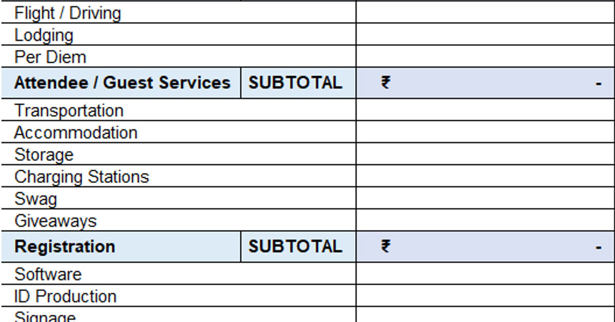 Event Budget Workbook: Plan Your Event & Manage Your Costs