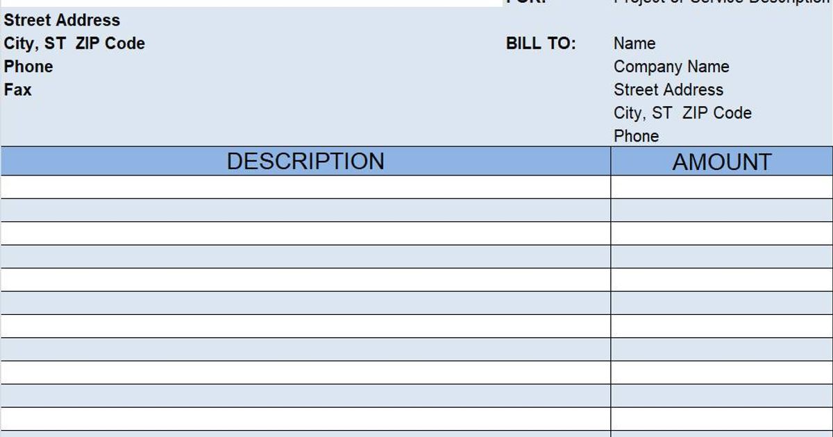 Invoice Generator w/ Tax Calc: Excel Template | Quick, Easy & Accurate