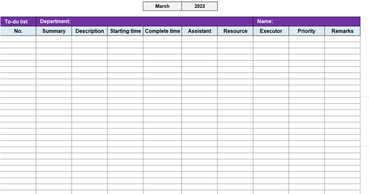 Monthly Work Schedule | Plan Ahead & Stay Organized