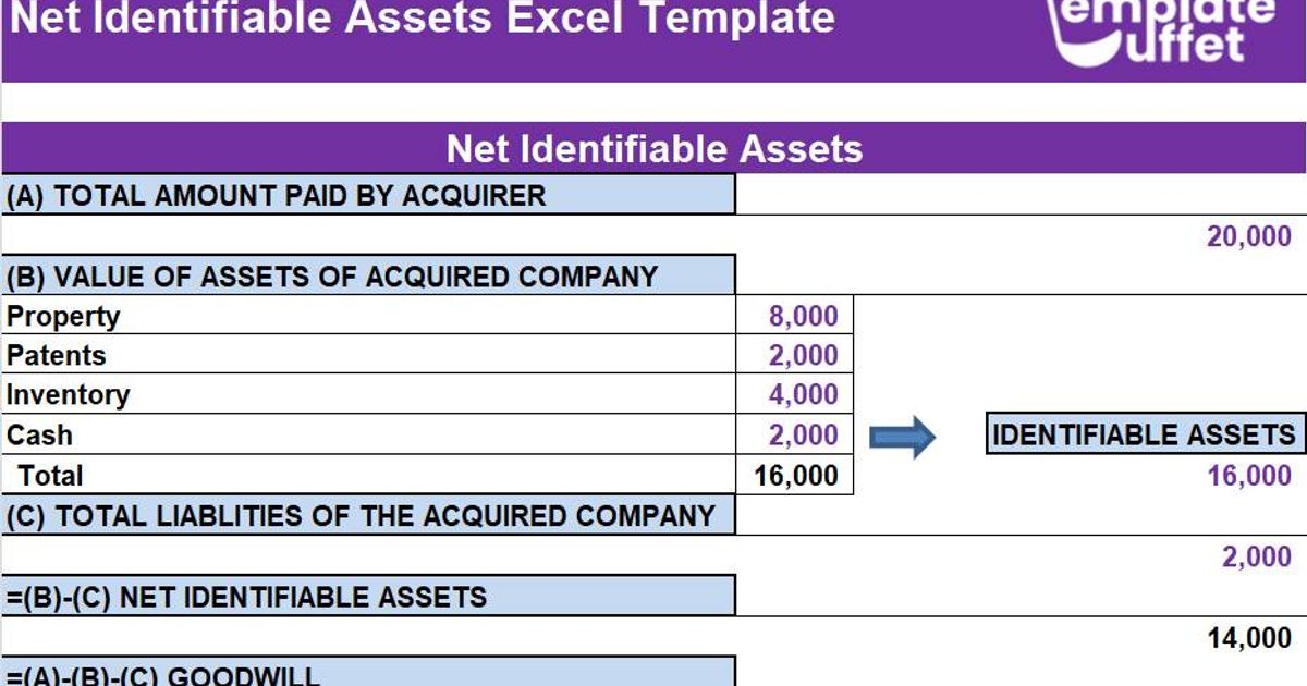 Net Identifiable Assets Excel Template: Track & Analyze Assets Easily