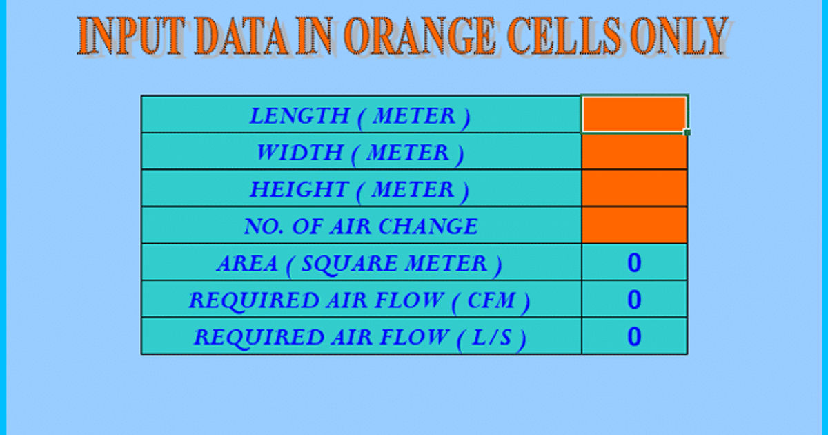 Air Change Calculator: Calculate Air Changes Per Hour (ACH) Easily
