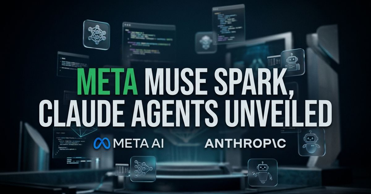 Meta Muse Spark Model Released Alongside Claude Agents | testified.ai