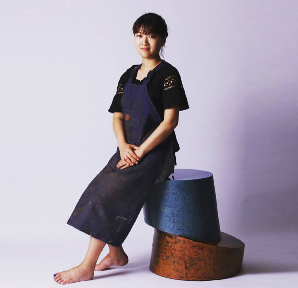 Merge Side Table #3B by Ok Kim Visual Artwork | The Artling