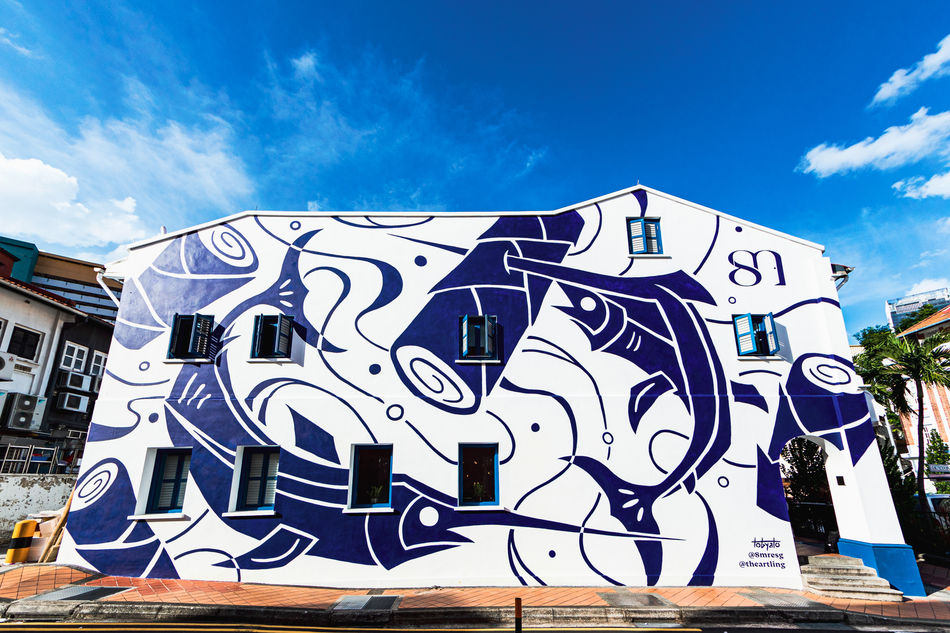 tobyato Unveils His Latest Mural on Duxton Hill