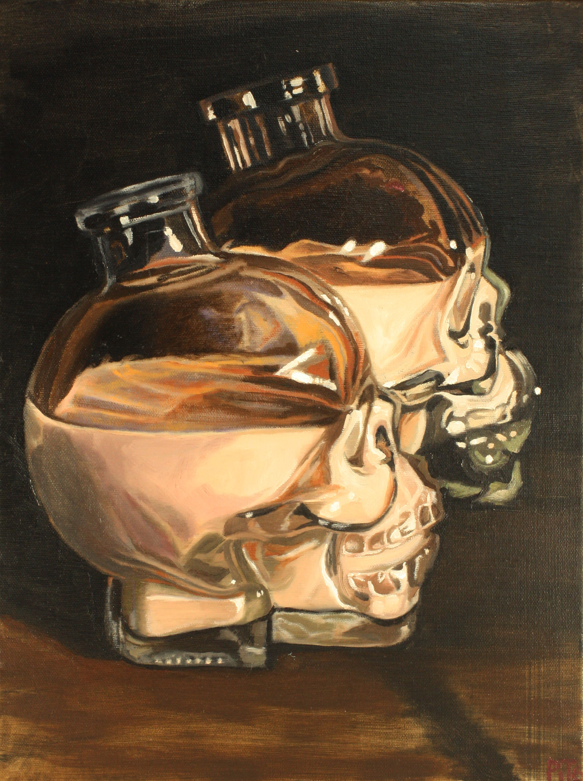 Bottle, milk by Peter Tankey 2017: Painting | The Artling