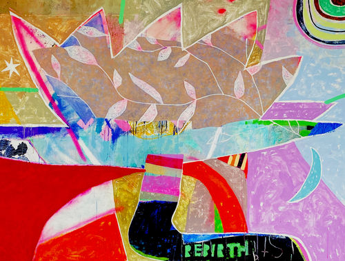 Deichu No Hachisu by David Bender 2024: Painting | The Artling