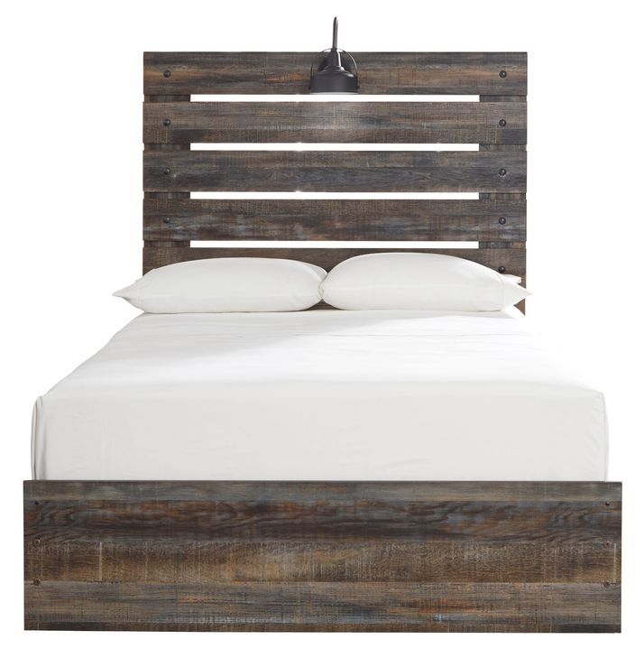 Drystan Full Panel Bed | The Furniture Mart