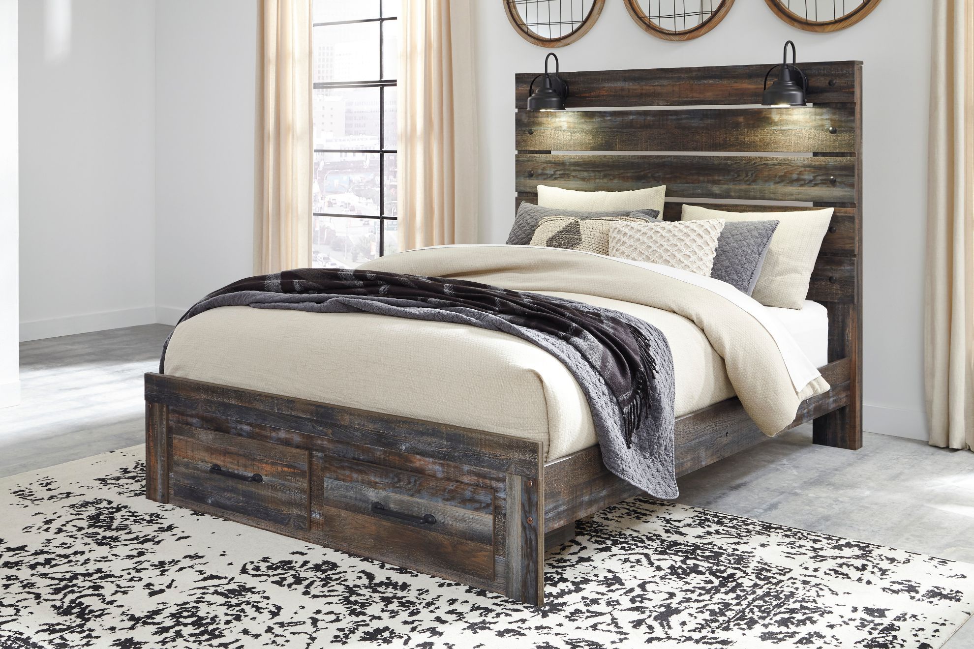 Drystan Queen Headboard | The Furniture Mart