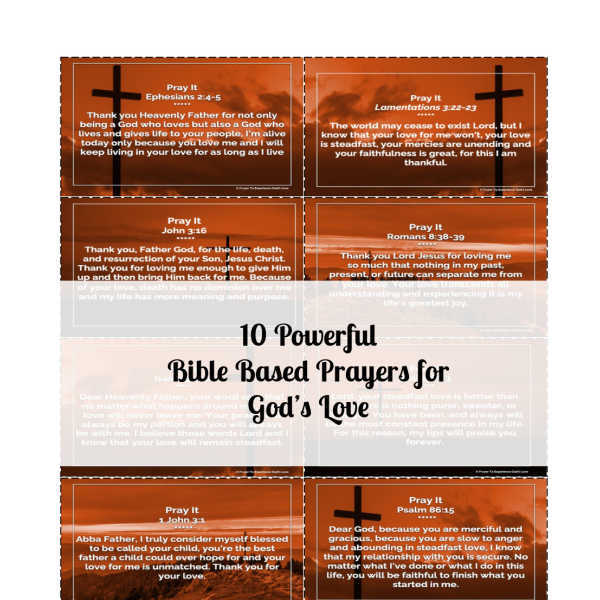 10 Prayers to Experience God's Love