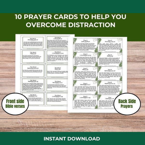 10 Bible Verses To Overcome Distraction