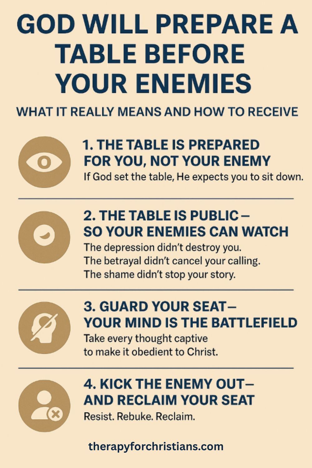 God Will Prepare a Table Before Your Enemies – What It Really Means