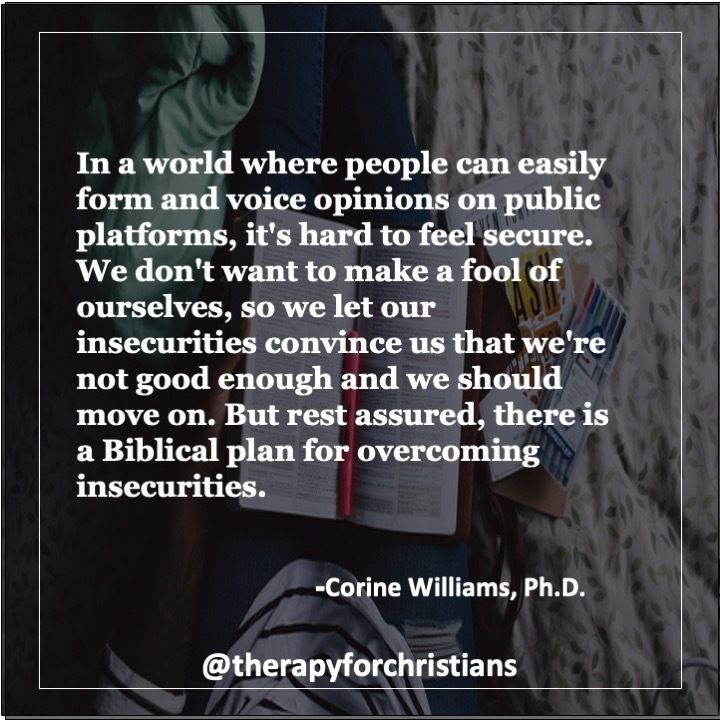 How Do i Stop Being Insecure According to the Bible