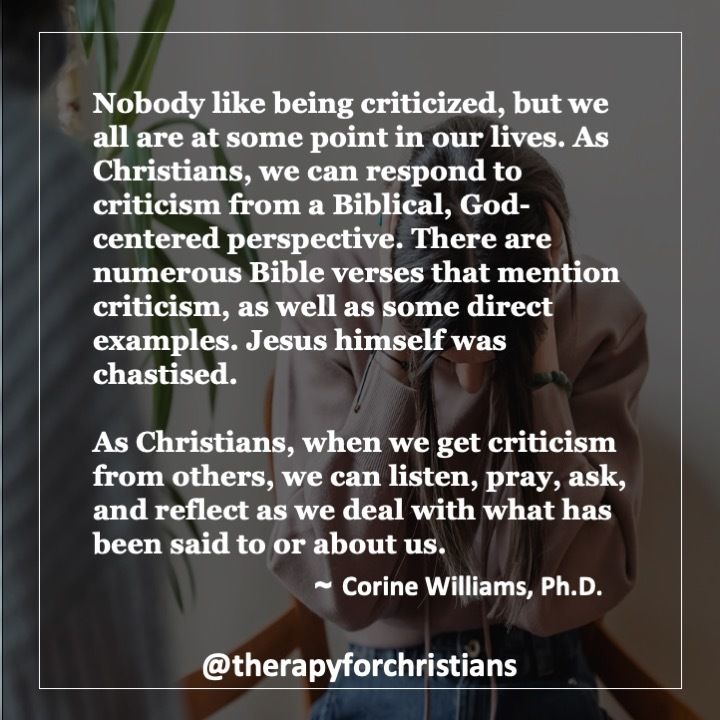 Handling Criticism as a Christian