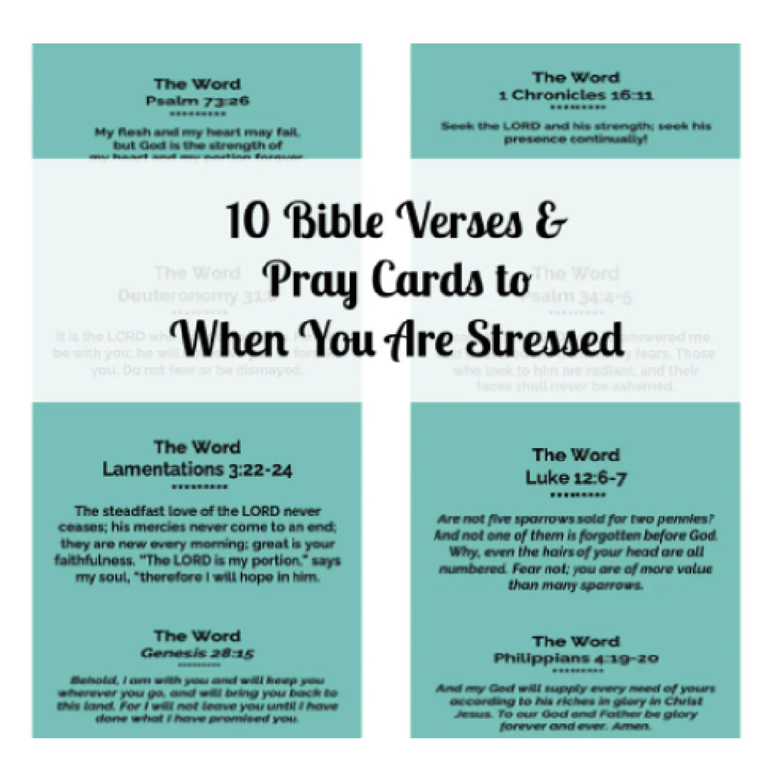 Praying the Scripture