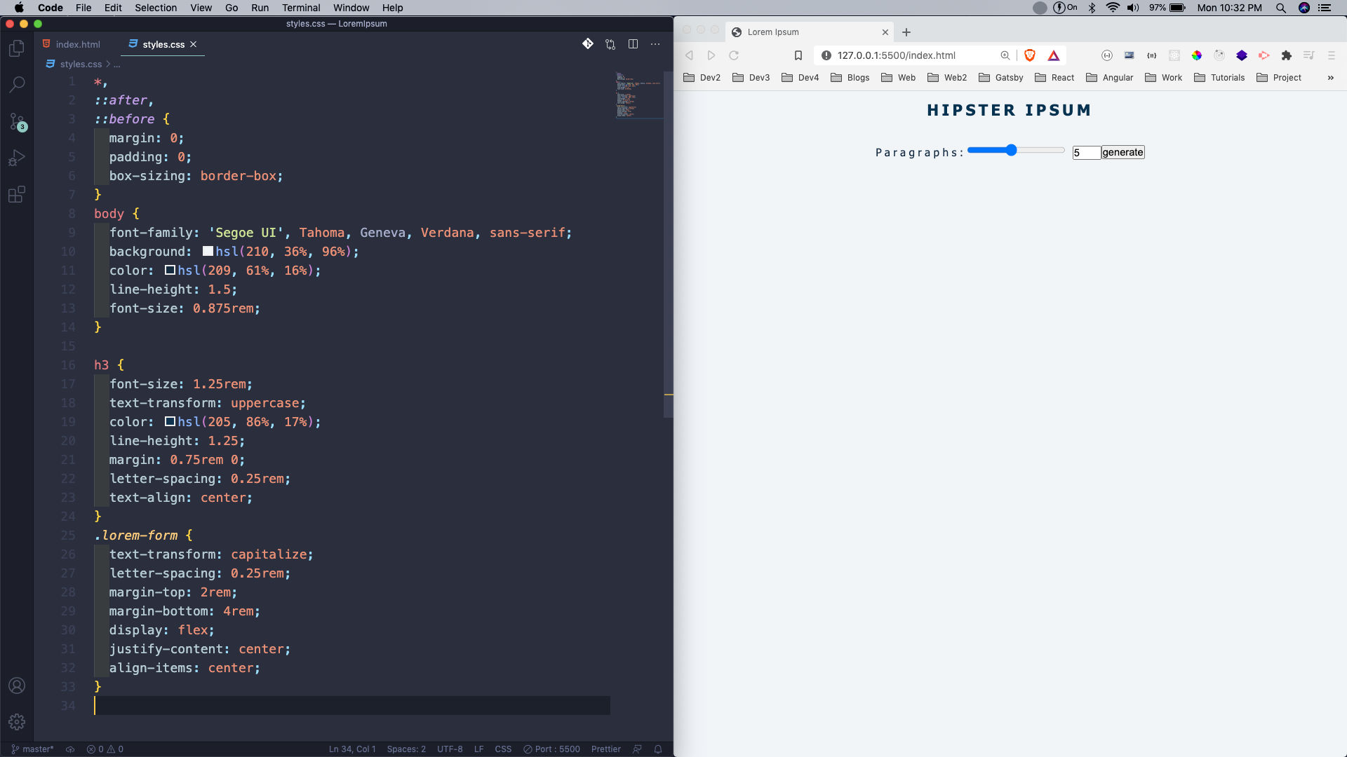 The Web Dev Create A Lorem Ipsum Generator In JavaScript