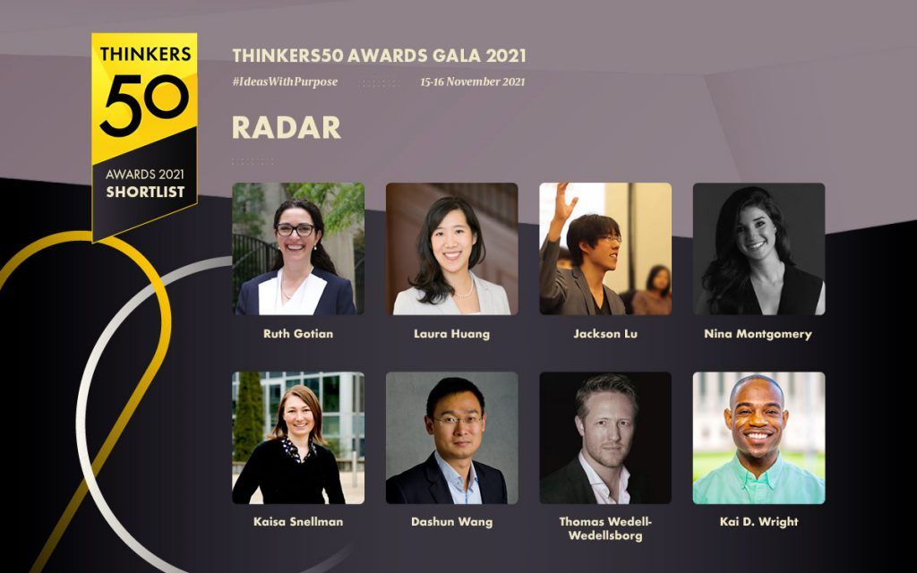 Announcing the Thinkers50 2021 Radar Award Shortlist - Thinkers50