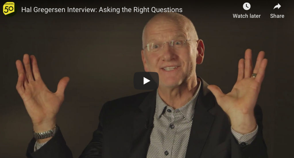 Hal Gregersen Interview: Asking the Right Questions - Thinkers50