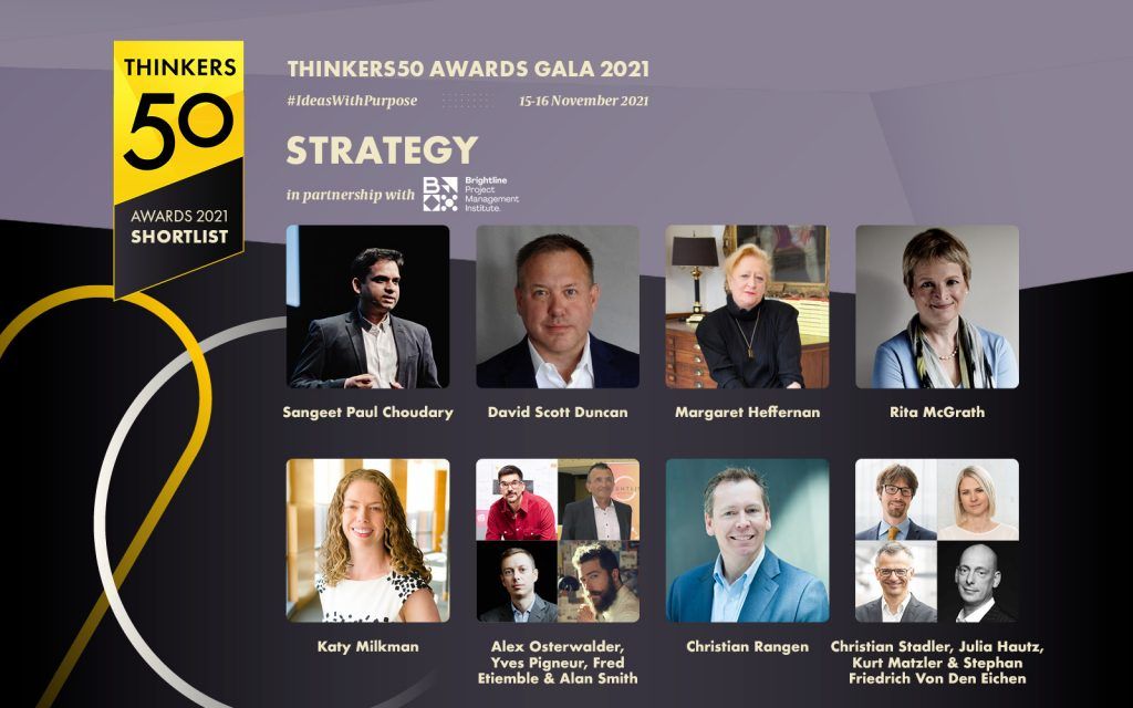 Announcing the Thinkers50 2021 Strategy Award Shortlist - Thinkers50