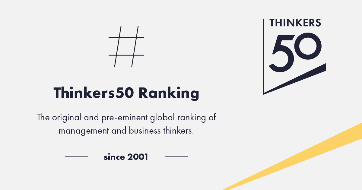 Thinkers50 Ranking 2021 - Thinkers50