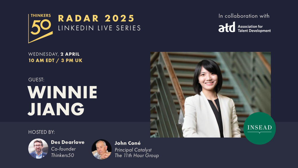 Finding Meaning at Work with Winnie Jiang - Thinkers50