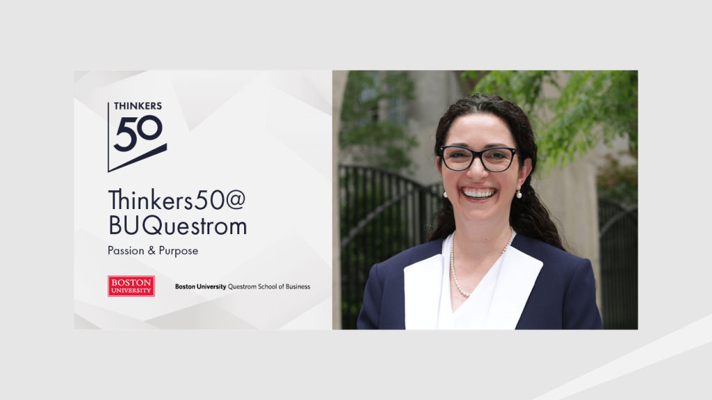 Thinkers50@BUQuestrom: Passion & Purpose | Ruth Gotian: Extreme success ...