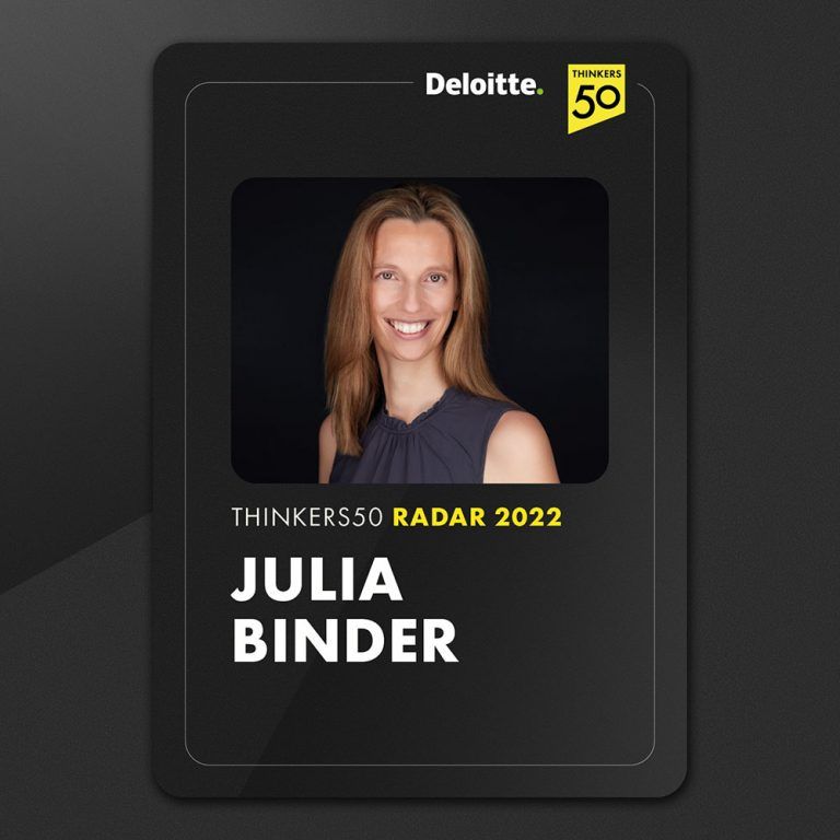 Thinkers50 Radar 2022: Julia Binder - Thinkers50