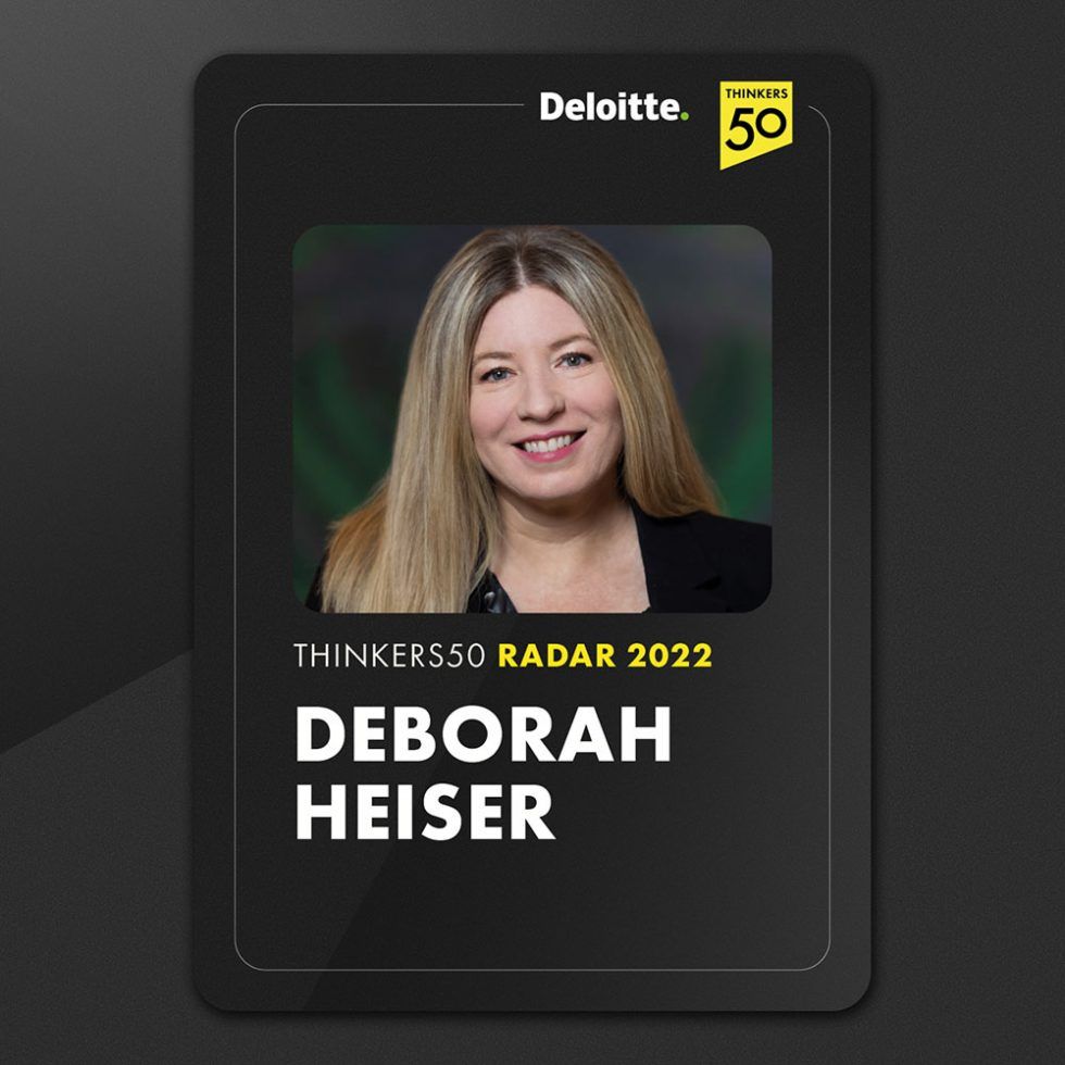 Thinkers50 Radar 2022: Deborah Heiser - Thinkers50
