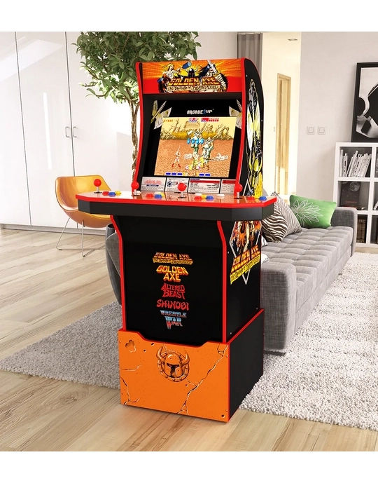 Arcade1up Golden Axe Arcade Cabinet With Matching Riser
