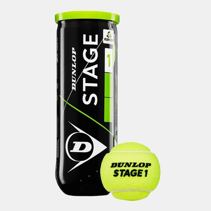 Dunlop Stage 1 Green Tennis Balls - Itf Approved, Transition Ball For ...