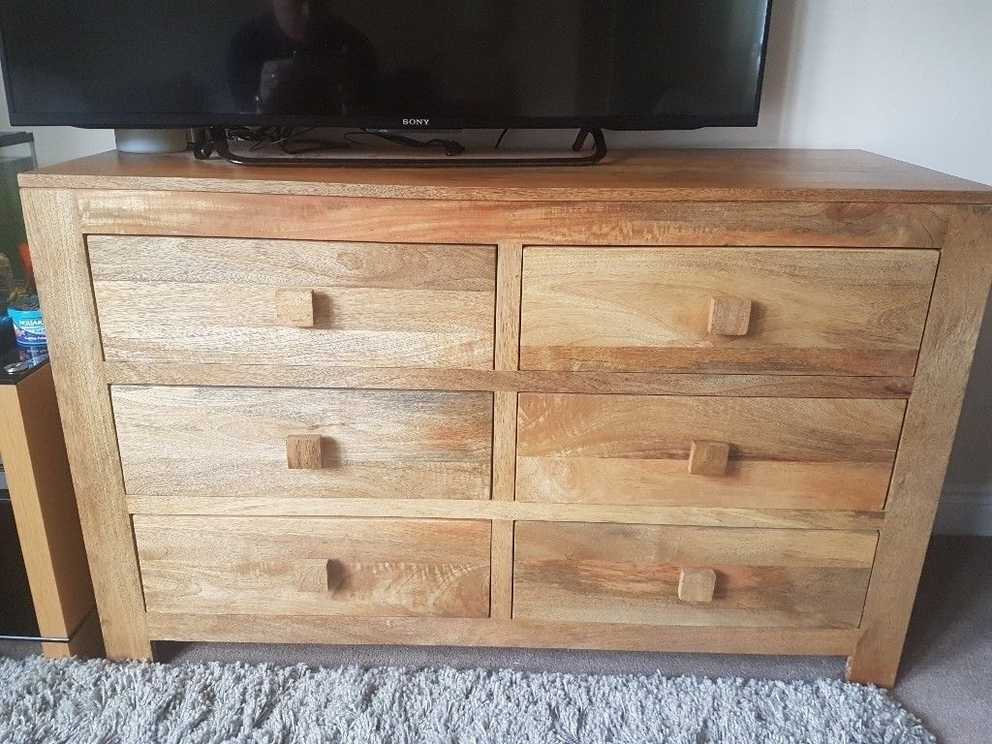 20 Ideas of Natural Mango Wood Finish Sideboards