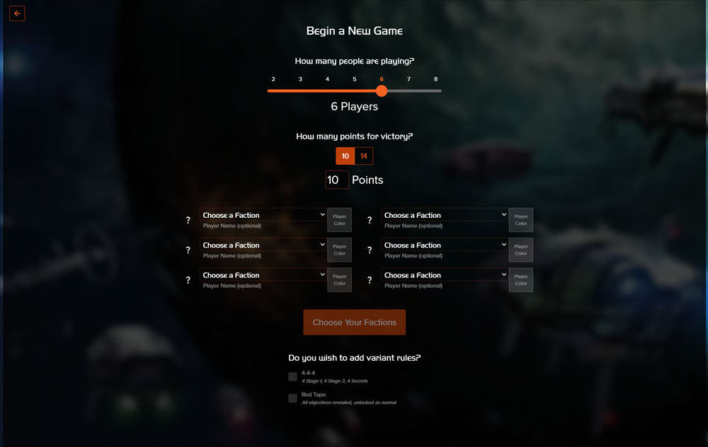 Twilight Imperium Score Tracker | Twilight Imperium: Fourth Edition