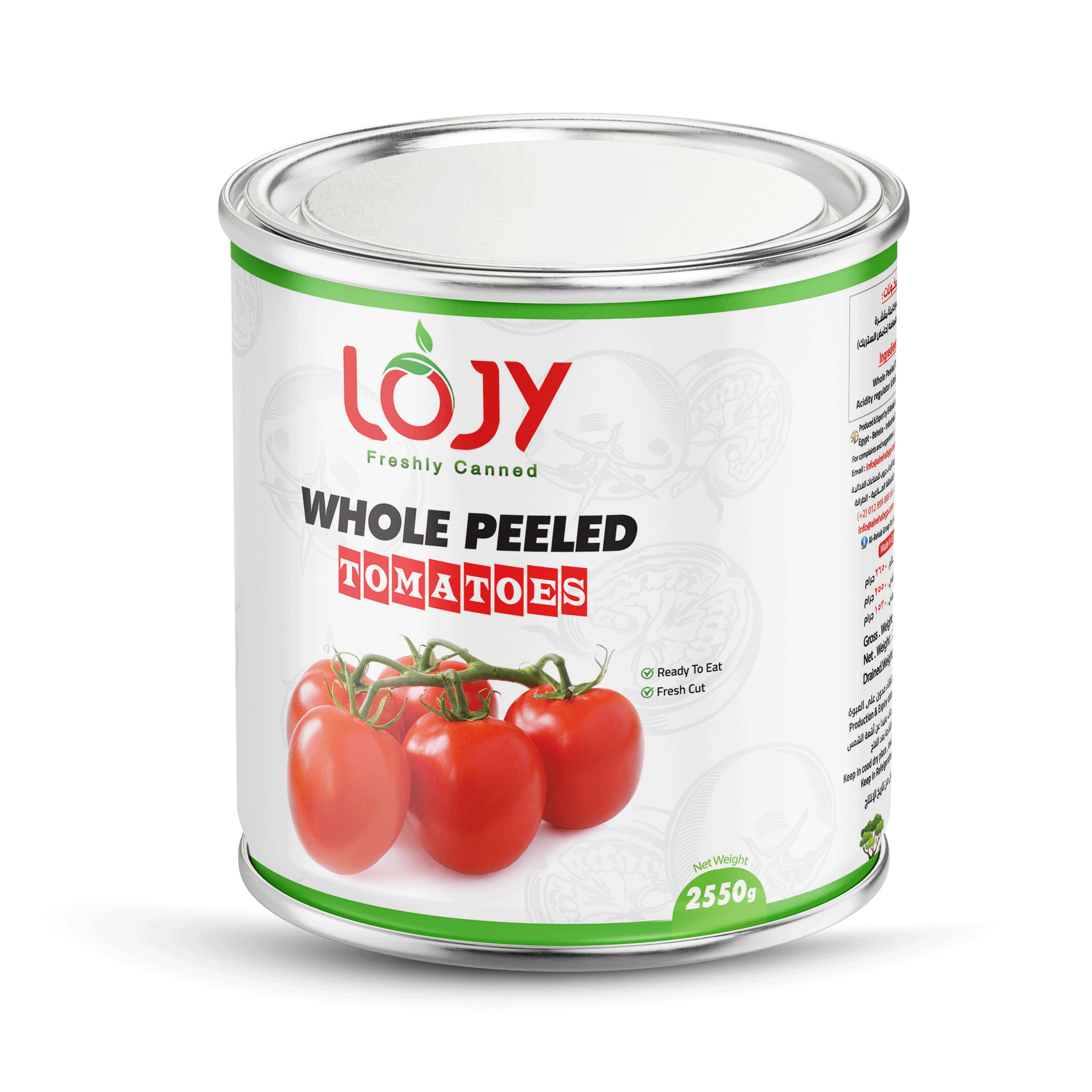 Whole Peeled Tomatoes 2550 GM – Bulk Canned - Lojy