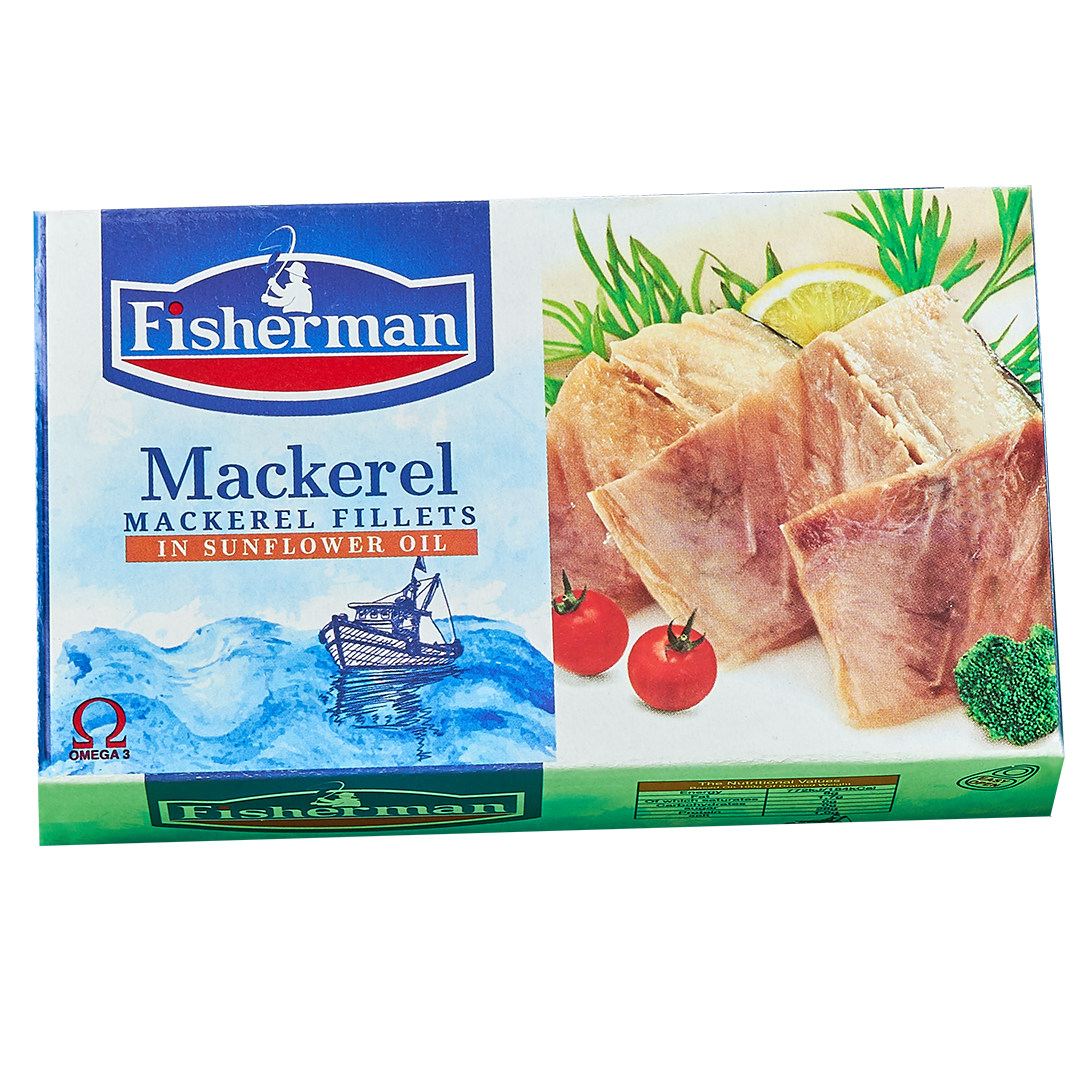 Mackerel Fillets in Sunflower Oil 110g | Premium Canned Fish | Wholesale