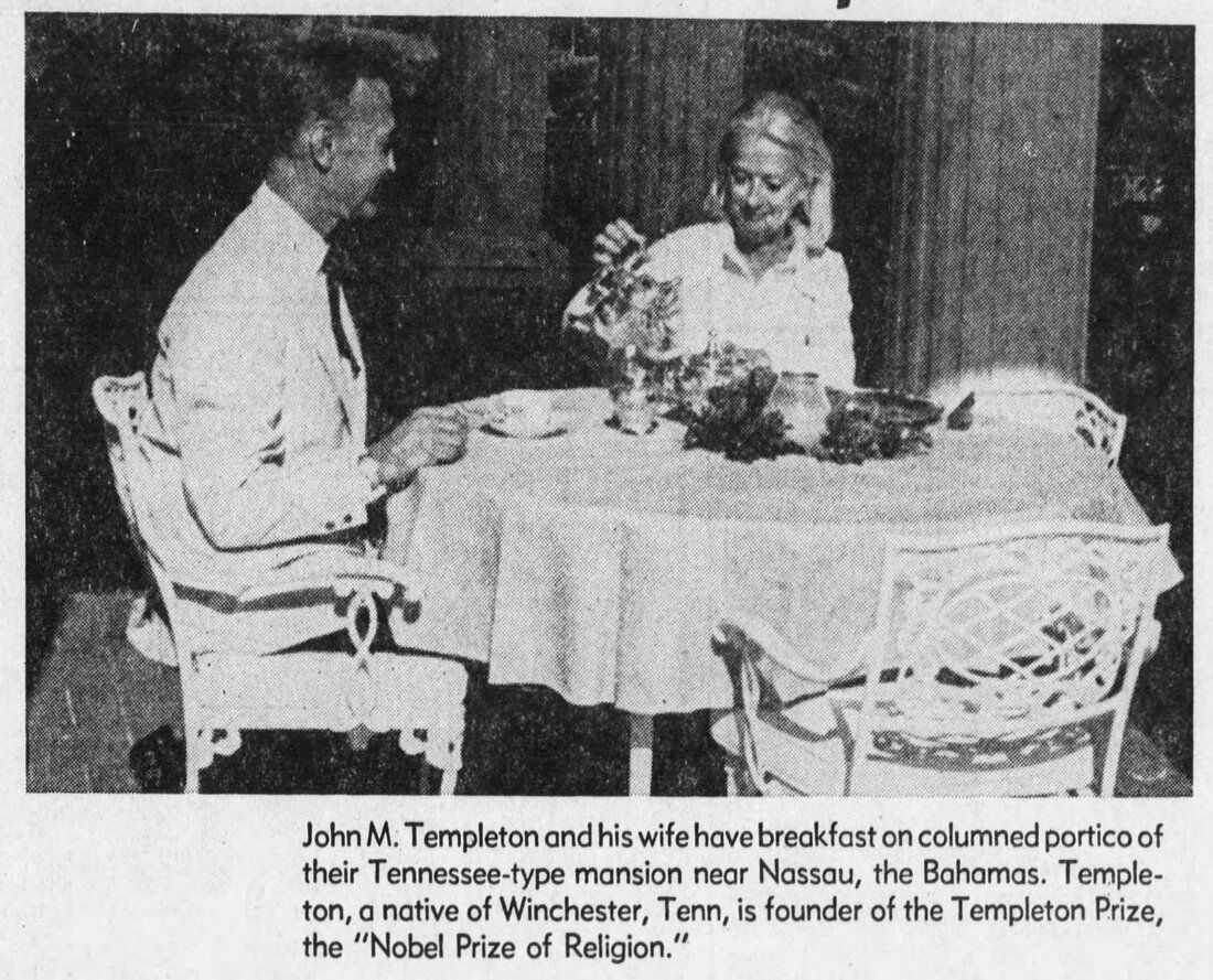 Sir John Templeton: The Financial and Philanthropic Legend from ...