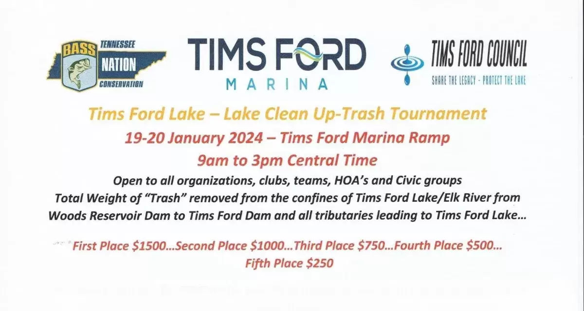 Tims Ford Lake Clean Up - Tims Ford Lake Area Event