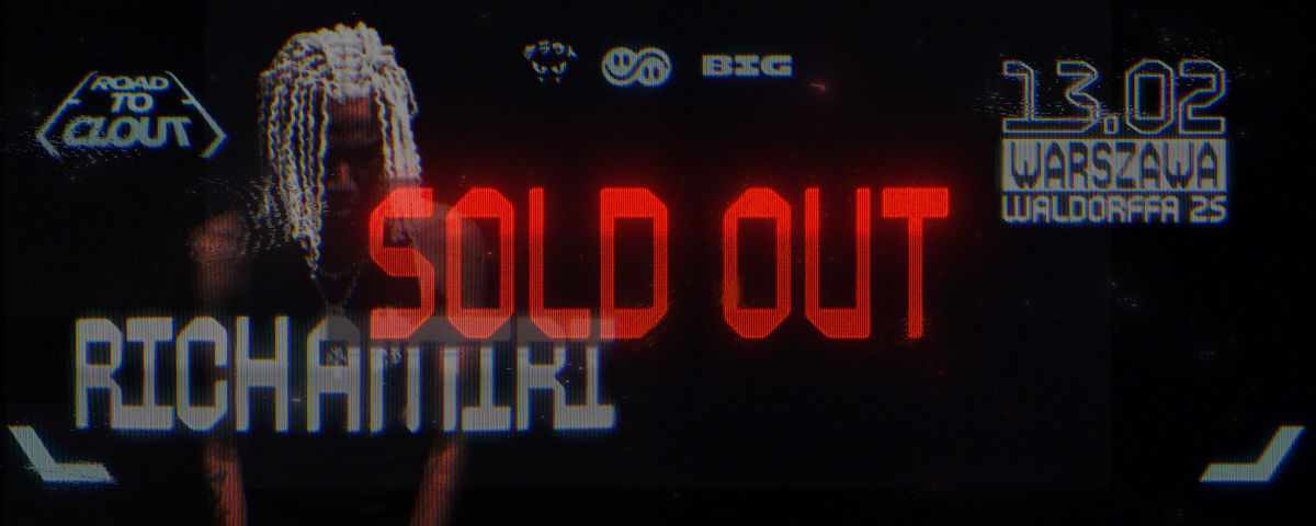 [SOLD OUT] ROAD TO CLOUT: Rich Amiri @Warszawa | TIXY