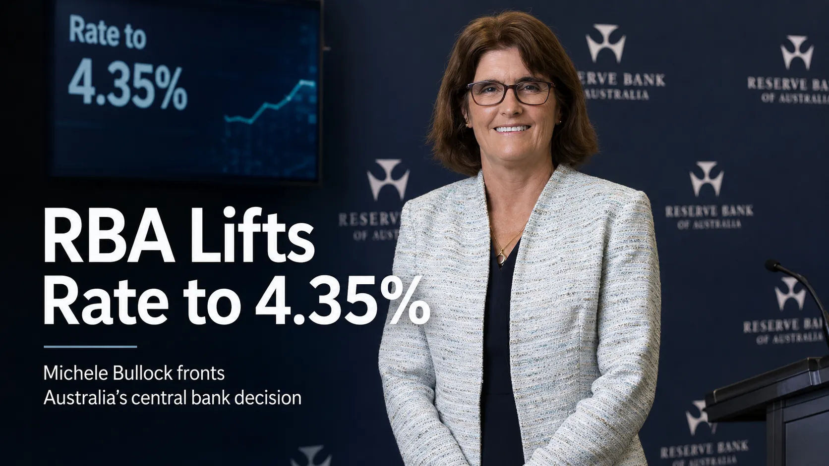 RBA Raises Cash Rate to 4.35% in May 2026 Hike | AusNZ Finance Daily